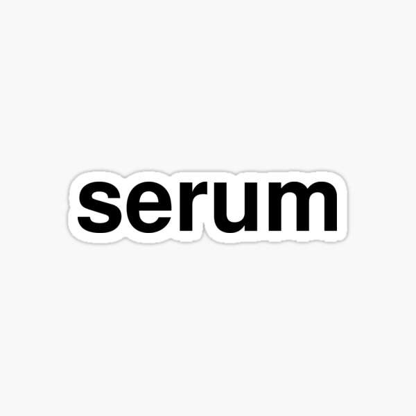 "serum" Sticker by ninov94 | Redbubble