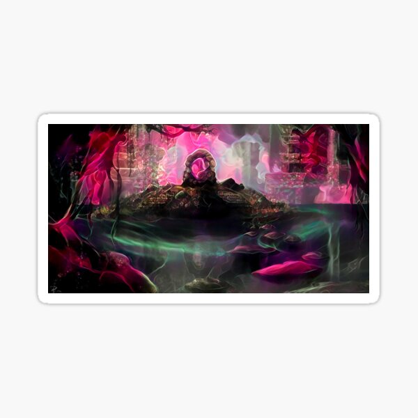 "Ruby Haven" Sticker for Sale by QuintPolaris | Redbubble