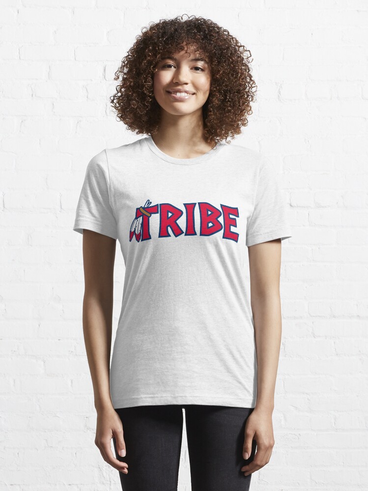 "Tribe - White" T-shirt for Sale by SaturdayAC | Redbubble | cleveland ...