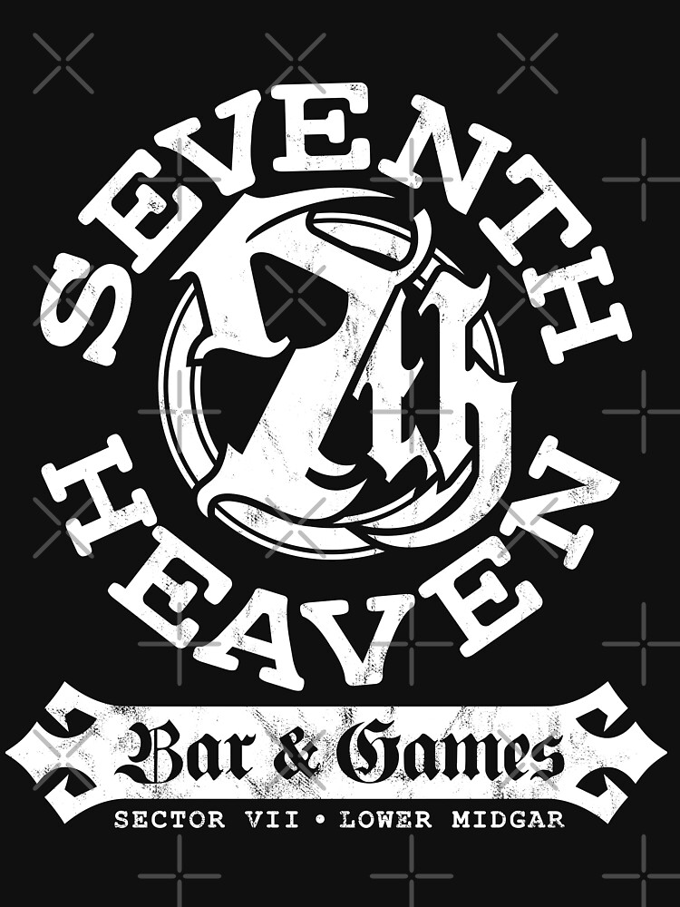 "Sector 7 • Seventh Heaven Bar (White)" Essential T-Shirt for Sale by ...