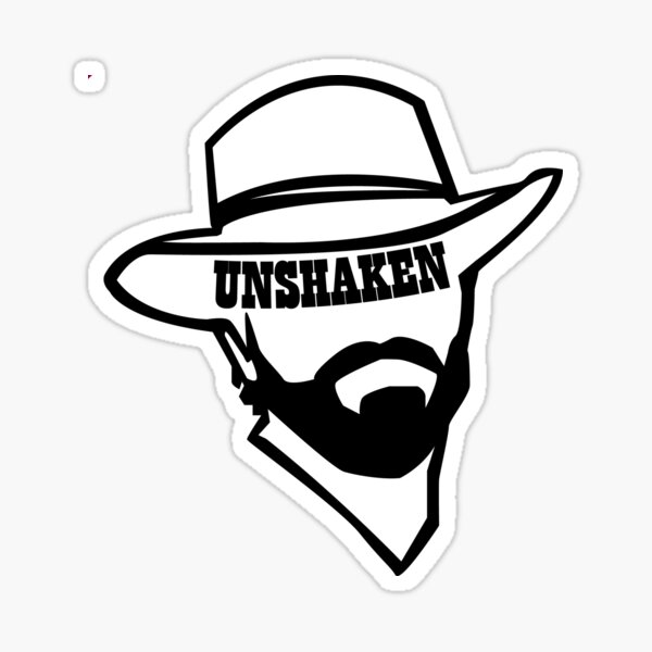 "May I Stand Unshaken" Sticker for Sale by Lastmirror | Redbubble