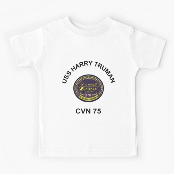 "USS Harry S. Truman (CVN-75) Crest" Kids T-Shirt by Spacestuffplus ...