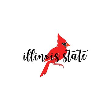 "ISU Redbird" Sticker for Sale by freelysimple | Redbubble