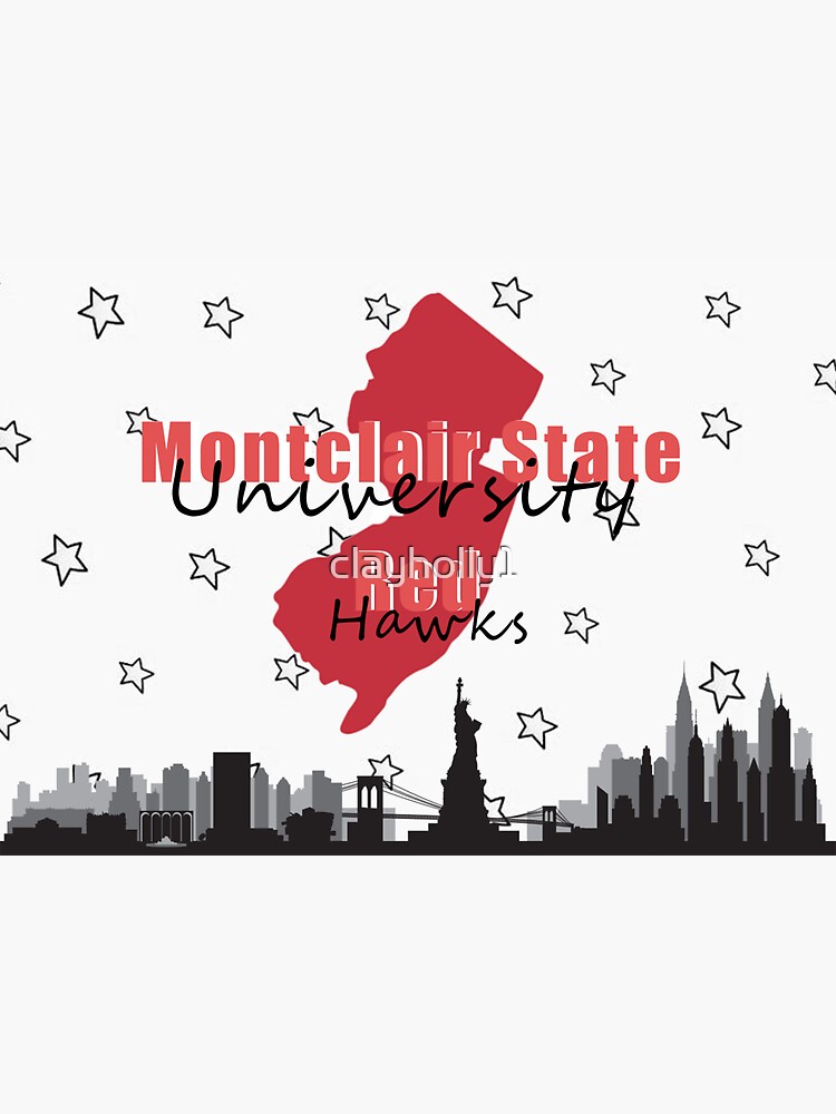 "Montclair State University " Sticker for Sale by clayholly1 | Redbubble