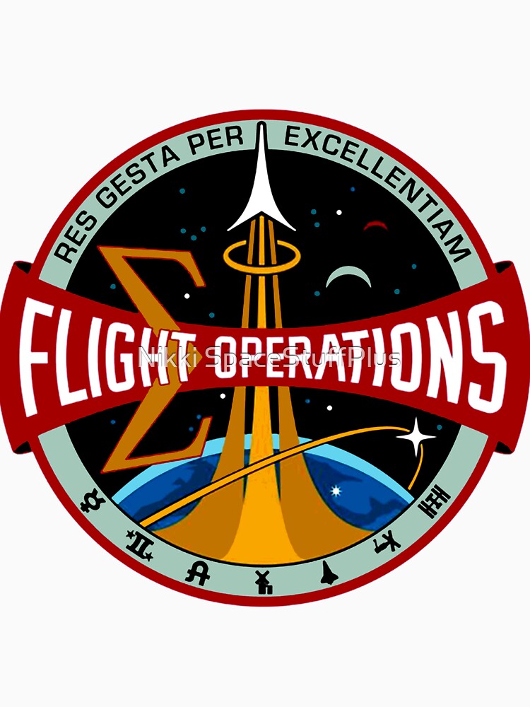 "NASA Flight Operations Directorate Logo" T-shirt for Sale by ...