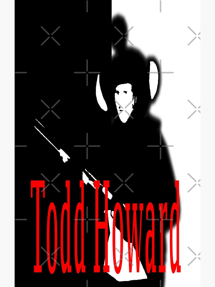 "Todd Howard Teletubbies Scarface" Sticker for Sale by Ratch2929 ...