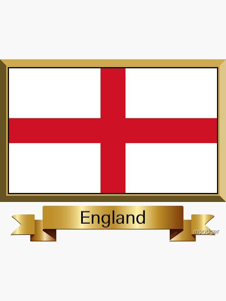 "English Flag Stickers, Gifts and Products - Named " Sticker by mpodger ...