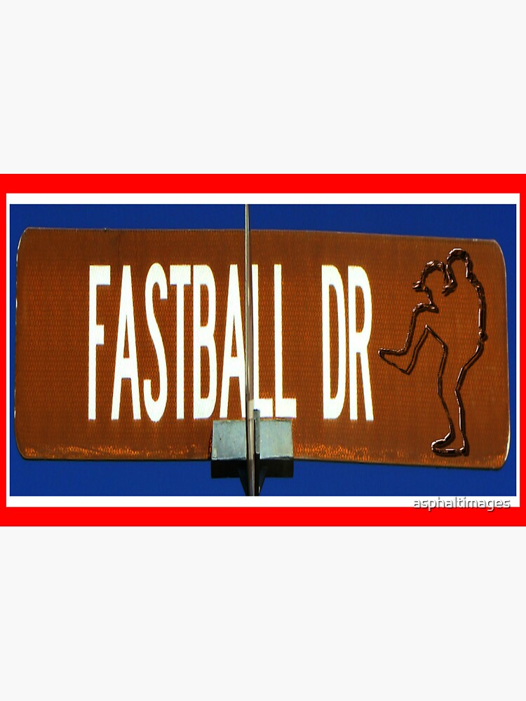 "Fastball Drive" Sticker for Sale by asphaltimages | Redbubble