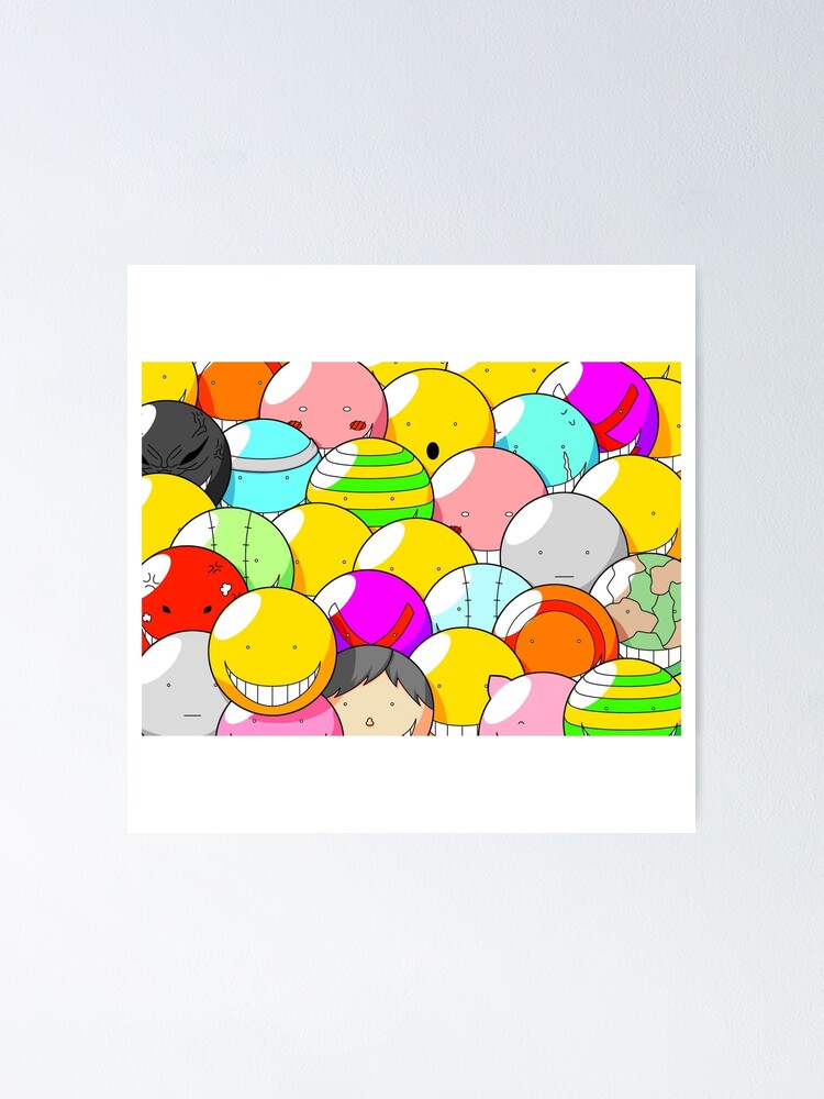 "Assassination Classroom - All faces of Koro Sensei fanart !" Poster ...