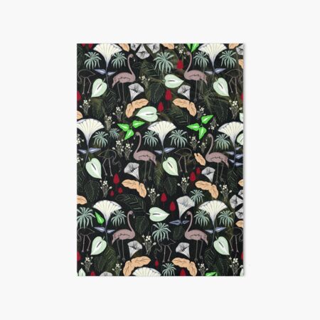 "Vintage Tropical Gilly wallpaper" Art Board Print by itsilla | Redbubble