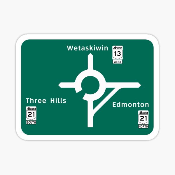 "Hwy 13 & 21 Roundabout" Sticker for Sale by kennedywesley | Redbubble