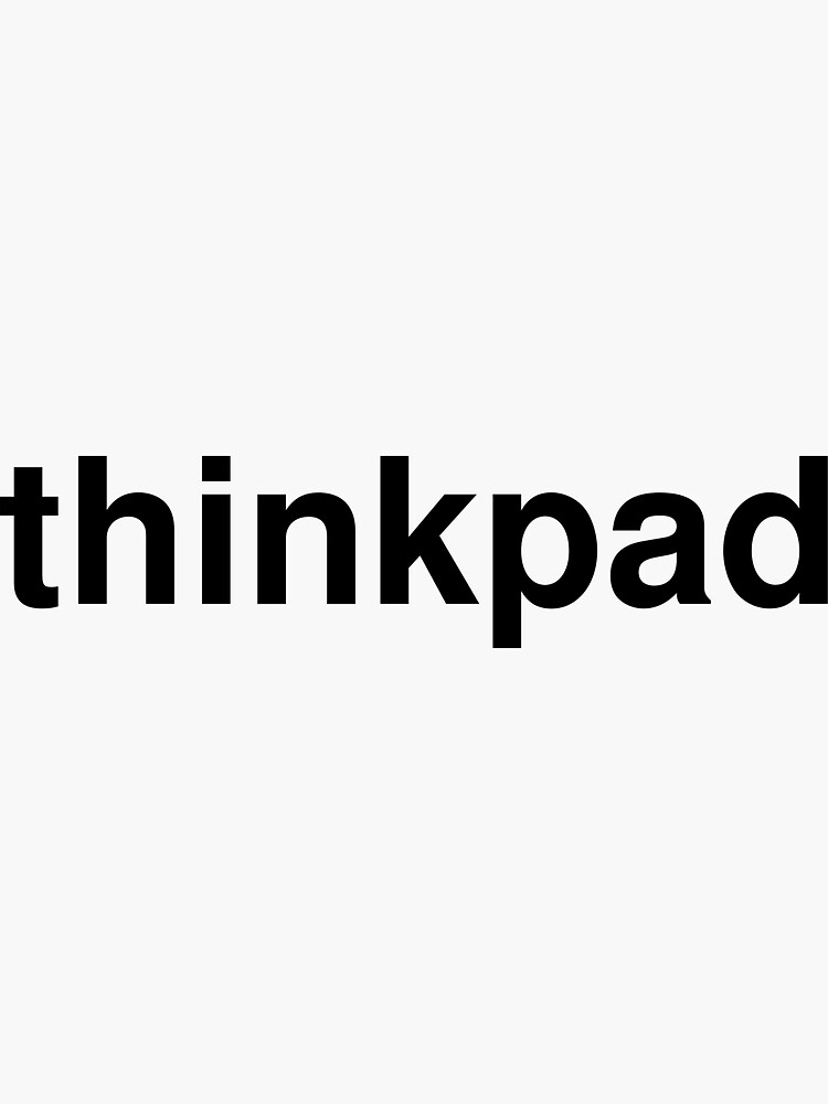 "thinkpad" Sticker for Sale by ninov94 | Redbubble