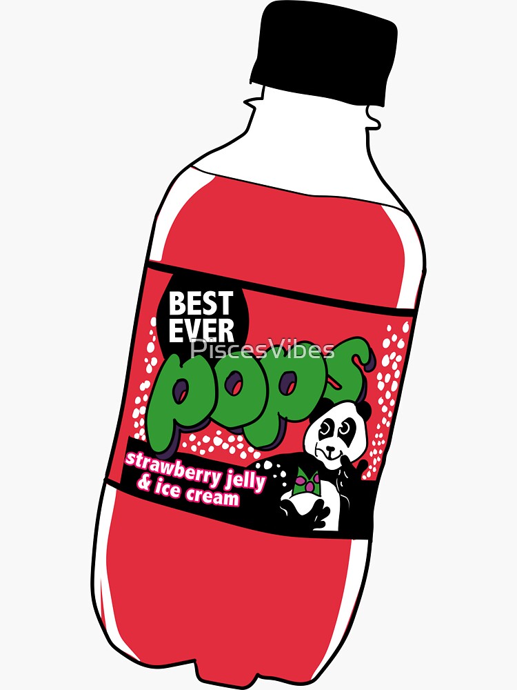 "Panda Pop Drink 90s Nostalgia " Sticker for Sale by PiscesVibes ...
