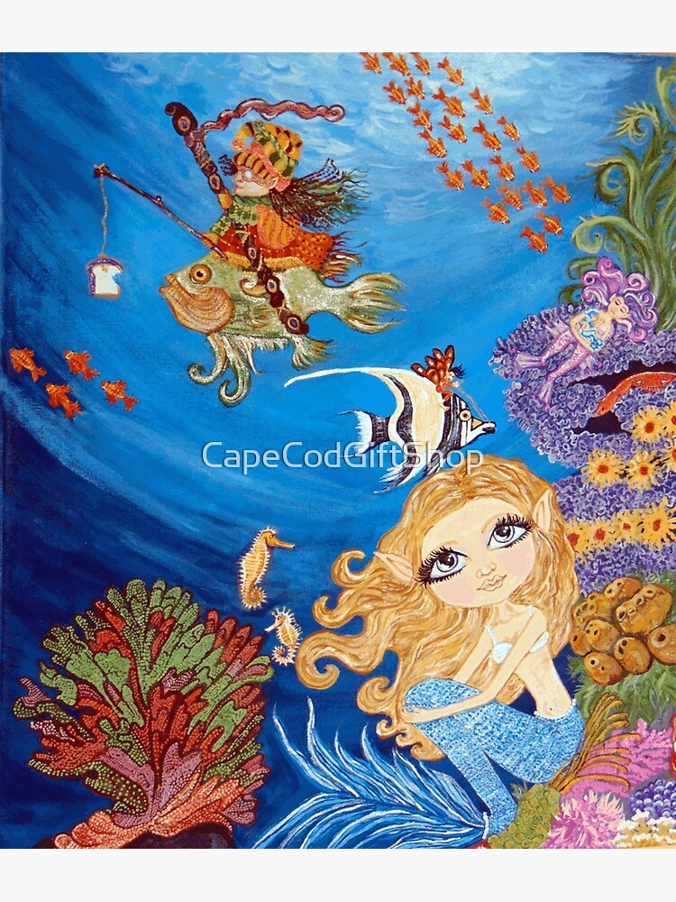 "Under The Sea Mermaid Fantasy" Poster for Sale by CapeCodGiftShop ...