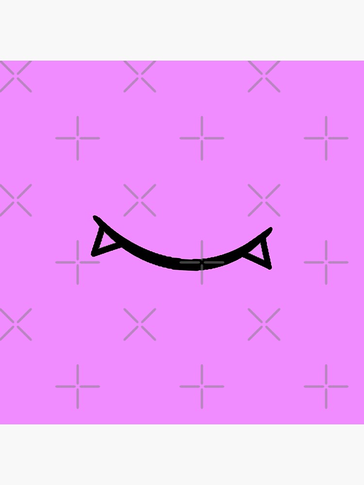 "Cute Vamp Smile (pink)" Sticker by Student-Made | Redbubble
