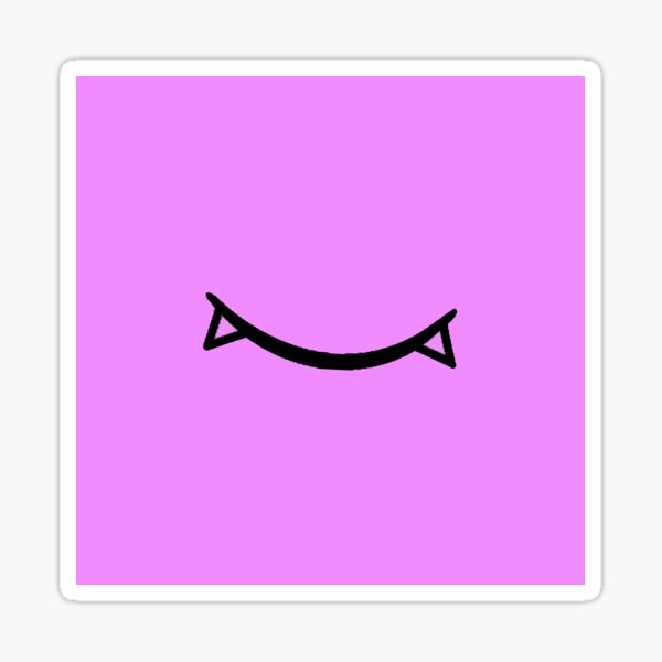 "Cute Vamp Smile (pink)" Sticker by Student-Made | Redbubble
