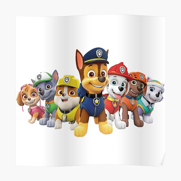 Paw Patrol Posters | Redbubble
