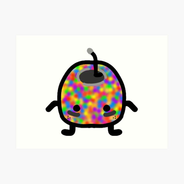 "Rainbow Junimo Stardew Valley" Art Print by hannahlllttt | Redbubble