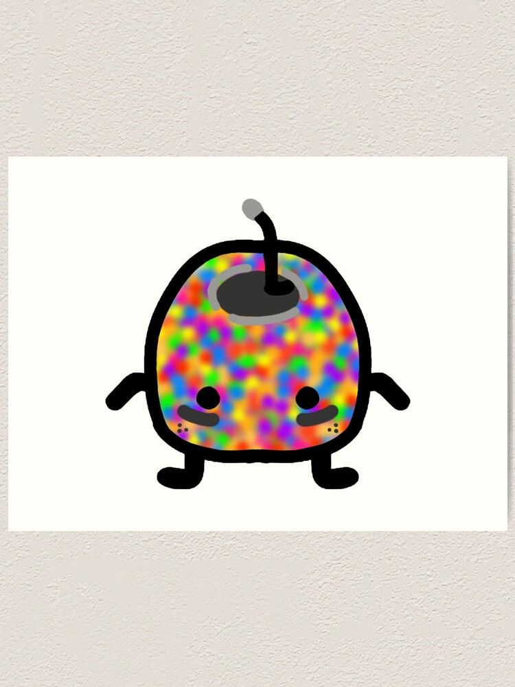 "Rainbow Junimo Stardew Valley" Art Print by hannahlllttt | Redbubble