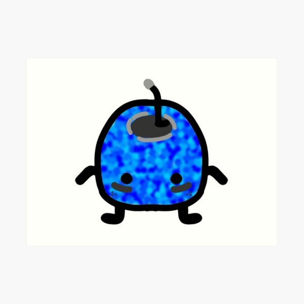 "Blue Junimo Stardew Valley" Art Print for Sale by hannahlllttt | Redbubble