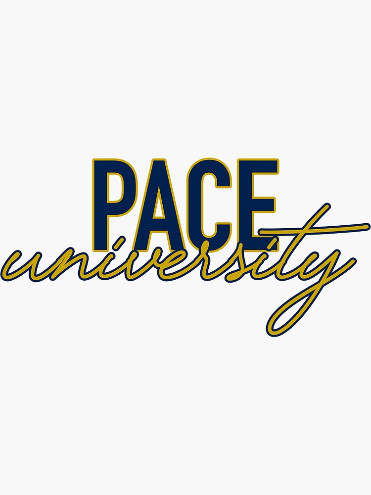 "Pace University" Sticker for Sale by joannaavitto | Redbubble