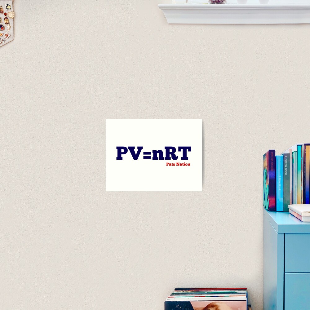 "PV=nRT" Art Print for Sale by nyah14 | Redbubble