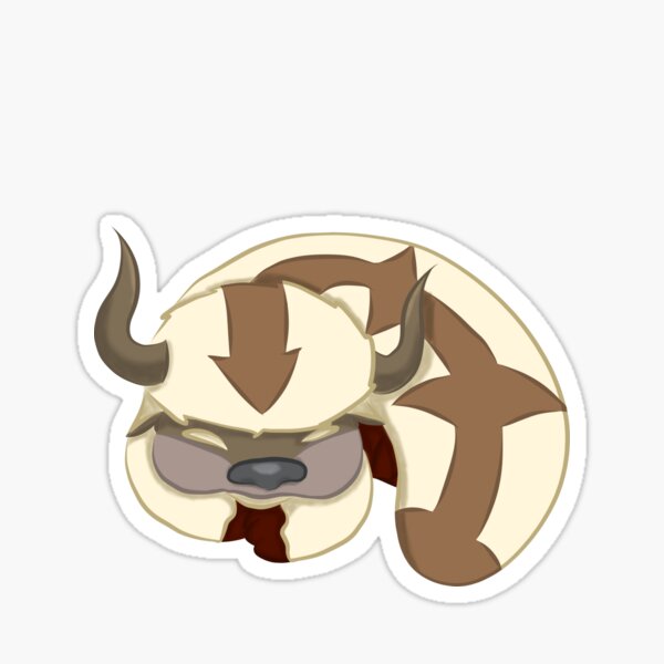 "Sleepy Appa" Sticker by LilibugDesign | Redbubble