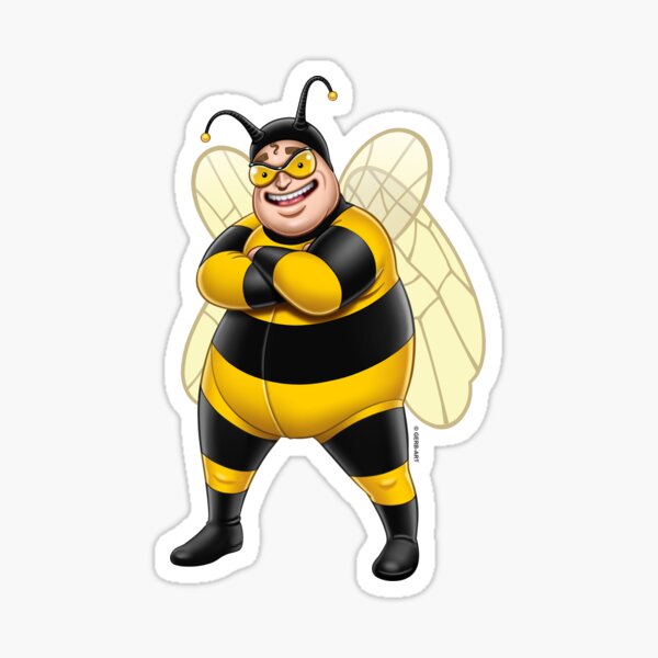 "Superheroes - Bee-Boy" Sticker for Sale by GerbArt | Redbubble