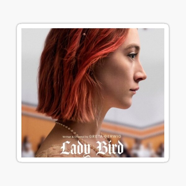 "Lady Bird Movie Poster" Sticker by ava06123 | Redbubble