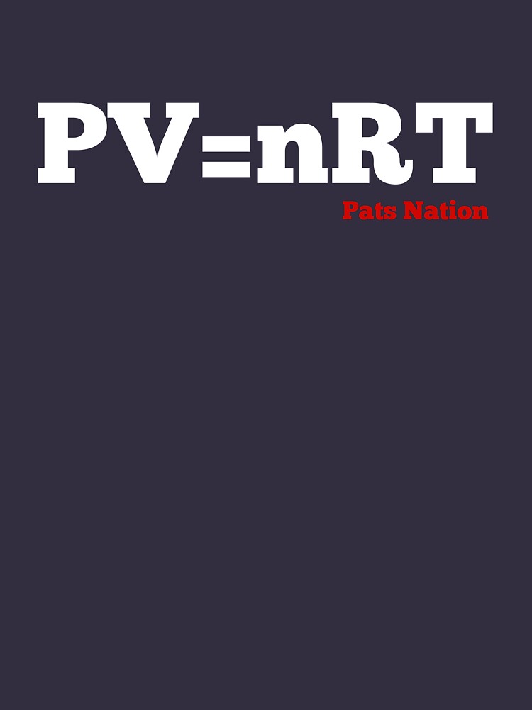 "PV=nRT" T-shirt for Sale by nyah14 | Redbubble | ideal gas law t ...