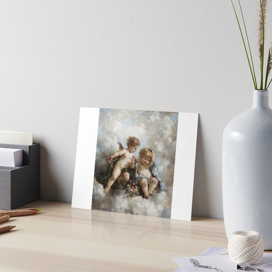 "angel cherub renaissance aesthetic" Art Board Print by daesangsuga ...
