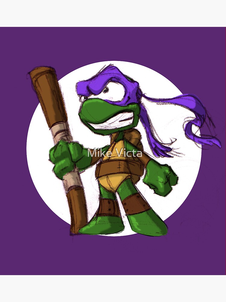 "Tiny Mutant Ninja Turtles-Don" Sticker by Victaboy | Redbubble