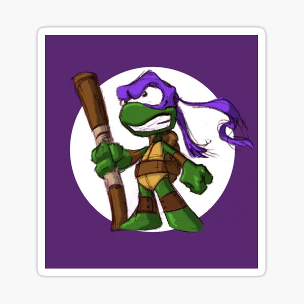 "Tiny Mutant Ninja Turtles-Don" Sticker by Victaboy | Redbubble