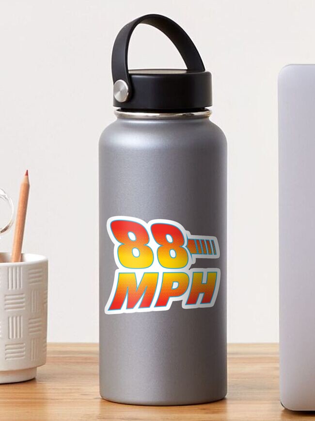 "88MPH" Sticker for Sale by shirtoid | Redbubble