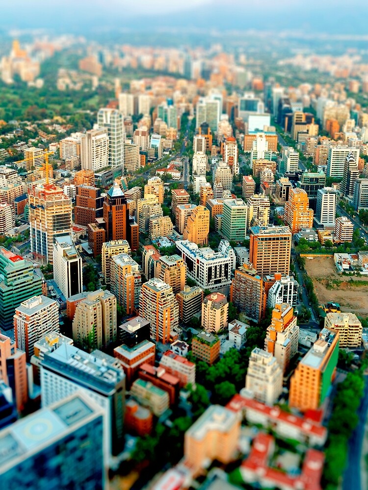 Santiago, Chile Drawstring Bag