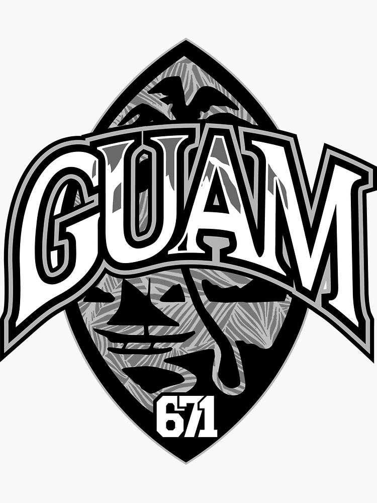"Seal Of Guam USA 671" Sticker for Sale by TheLocalFabric | Redbubble