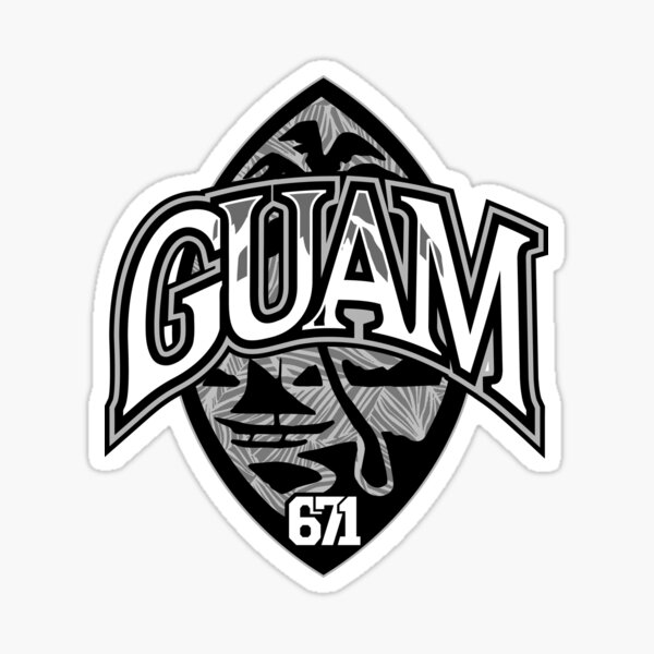 "Seal Of Guam USA 671" Sticker by TheLocalFabric | Redbubble