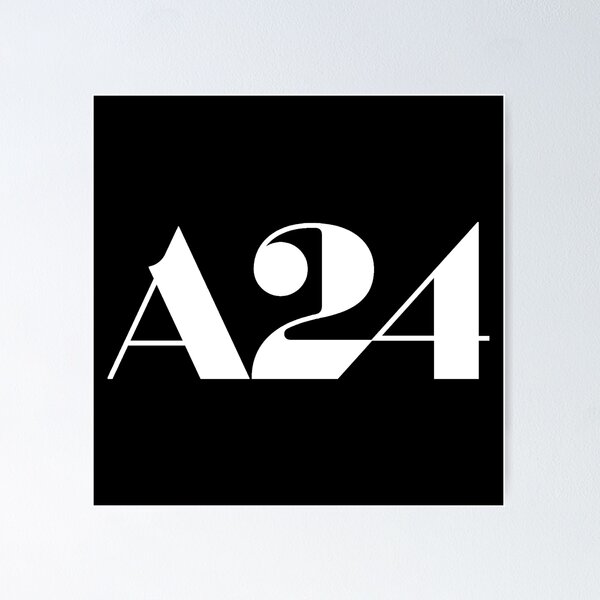 "A24 Logo (White)" Poster for Sale by dkonishi | Redbubble