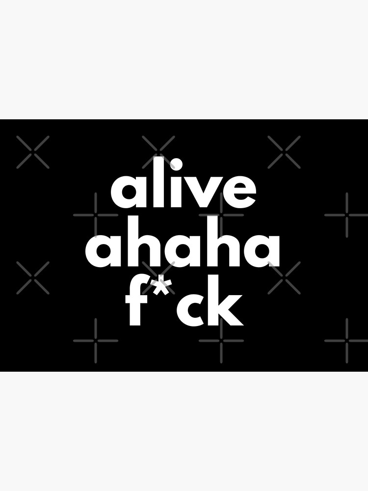 "alive meme v 1" Mask by theemily | Redbubble