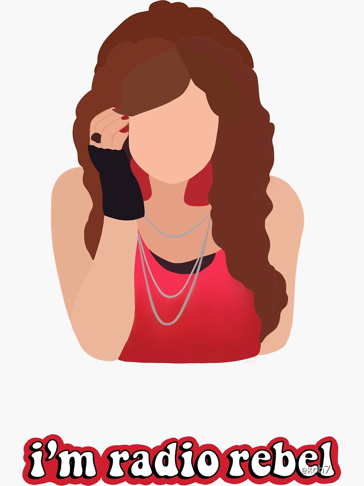 "Radio Rebel " Sticker for Sale by ekoh7 | Redbubble