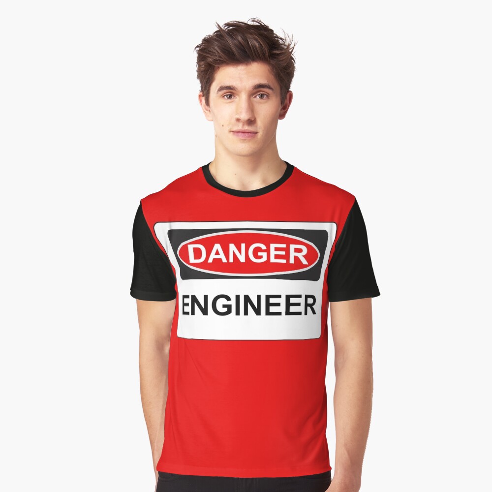"Danger Engineer - Warning Sign" Sticker for Sale by graphix | Redbubble