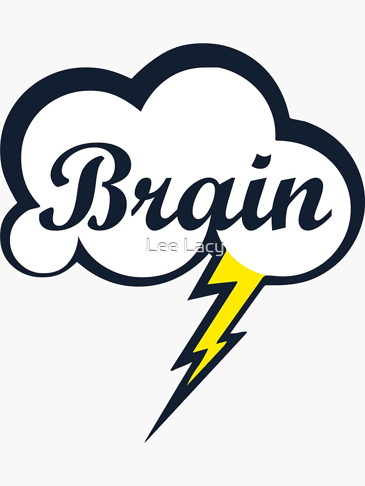 "Let's Brain Storm" Sticker for Sale by CUNRVA | Redbubble
