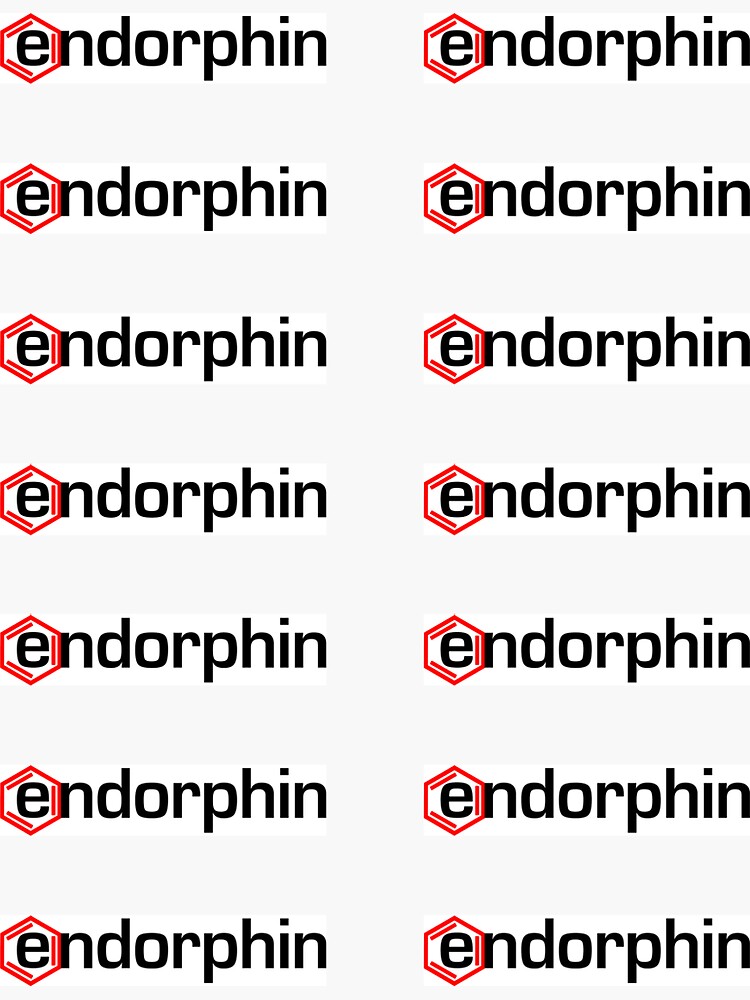 "Endorphin logo small" Sticker for Sale by endorphin | Redbubble