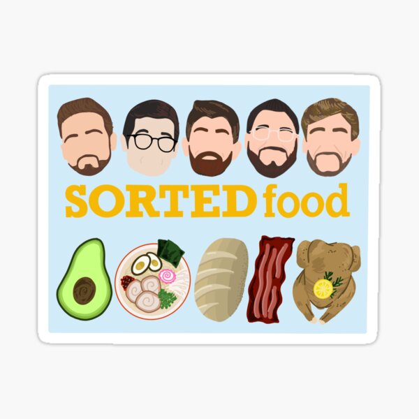 "Sorted Food" Sticker for Sale by angela-w14 | Redbubble
