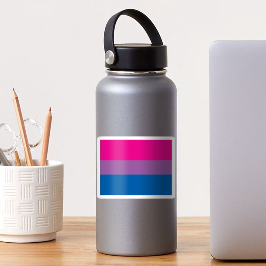 Bisexual Pride Flag Sticker For Sale By Showyourpride Redbubble