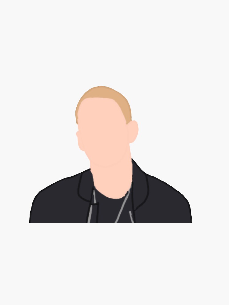 "Eminem Sticker " Sticker for Sale by kvmstickers | Redbubble