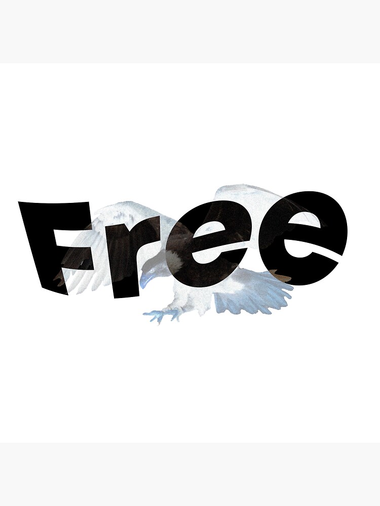"Free merch!" Sticker for Sale by Boomprod | Redbubble