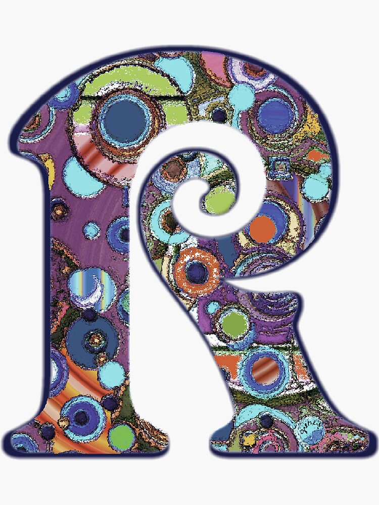 "The Letter R" Sticker for Sale by gretzky | Redbubble