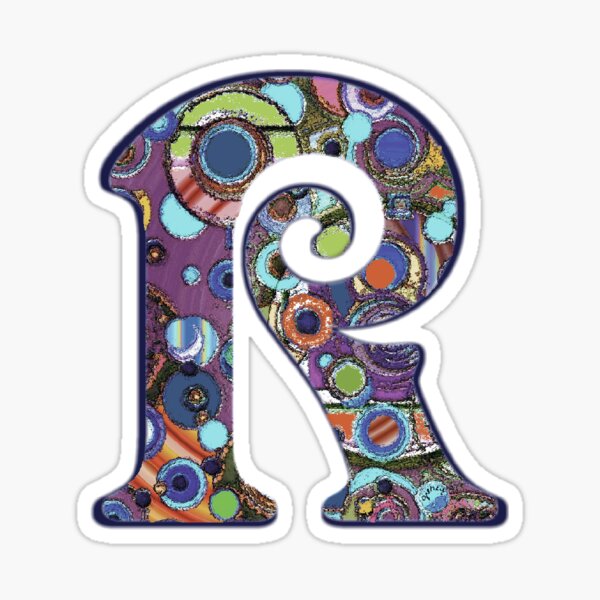 "The Letter R" Sticker for Sale by gretzky | Redbubble
