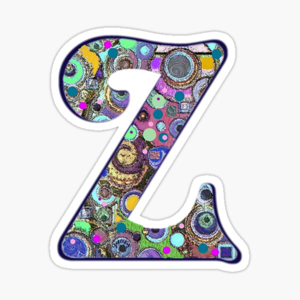 "The Letter Z" Sticker by gretzky | Redbubble